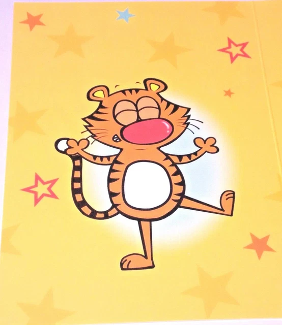 LUSTIGE GEBURTSTAGSKARTE - Kompliment Tiger Thema. Witzbox Sortiment ...