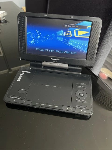 PANASONIC DVD-LS83 PORTABLE DVD/CD Player 8.5 inch Widescreen LCD £30. ...