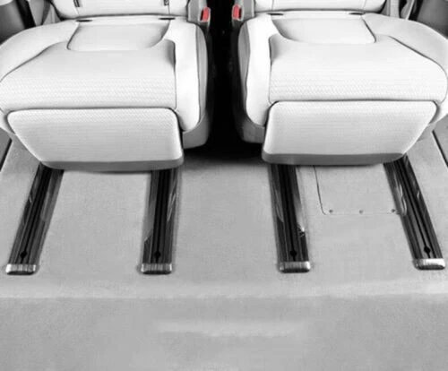 FIT FOR KIA Carnival 2022-2026 Black Seat Adjust Sliding Rail Guard ...