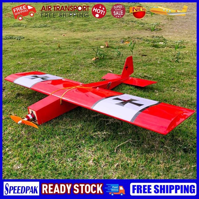 DIY RADIO CONTROL Plane Unassembled Balsawood Electric Aircraft RC ...
