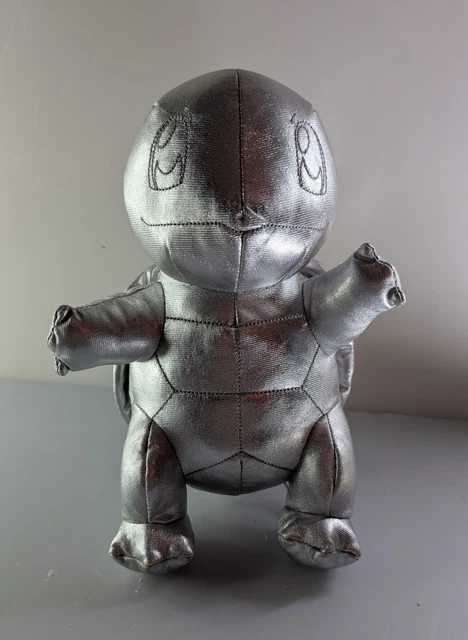 POKÉMON 25TH ANNIVERSARY Silver Squirtle Plush Soft Toy Used £7.88 ...