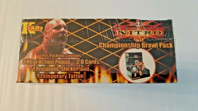WCW MONDAY NITRO TNT 1999 Championship Brawl Pack-FACTORY SEALED - $68. ...