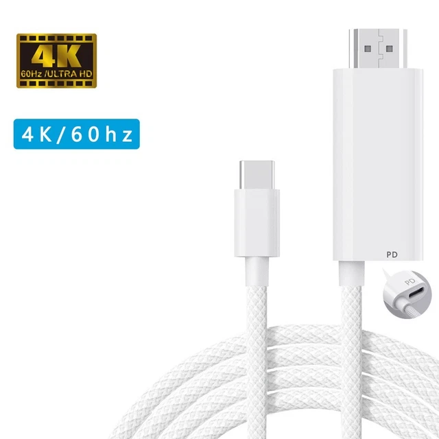 4K USB C Adapter for Nintendo Switch2 with 2M Length and Nylon Construction £11.95 - PicClick UK