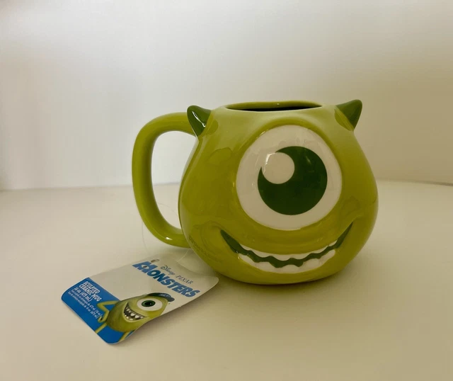 NEW! DISNEY PIXAR Monsters Inc Mike Wazowski Ceramic Sculpted Mug £18. ...