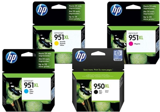 ORIG. NEUWARE 4X HP 950XL 951XL Multipack OFFICEJET PRO 4er Set ...