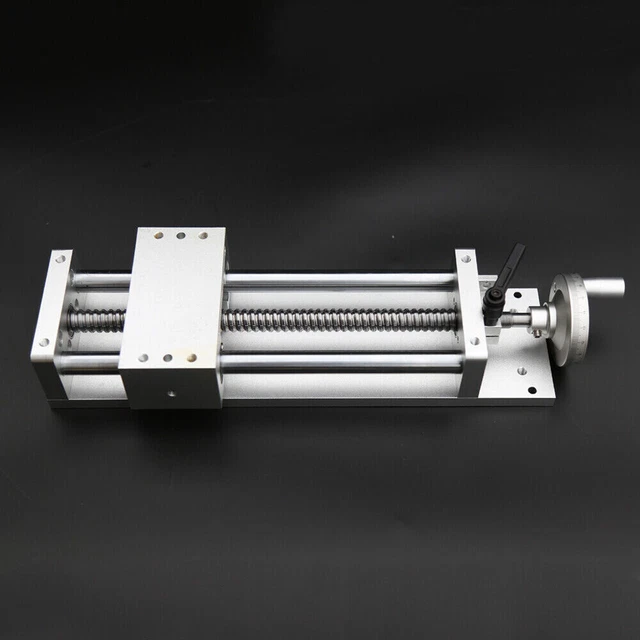 MANUAL SLIDING TABLE X/Y/Z Axis Linear Rail Stage CNC SFU1605 L=200mm ...
