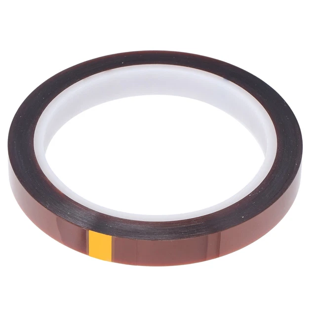 HIGH TEMPERATURE HEAT Tape PI Tape Roll Adhesive Sealing Tape 12mm*33m ...