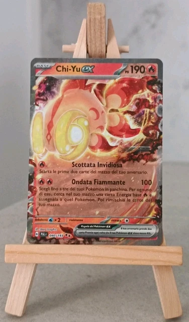 CARTA POKÉMON CHI-YU ex PAL 040/193 Evoluzioni a Paldea Double Rare ITA ...