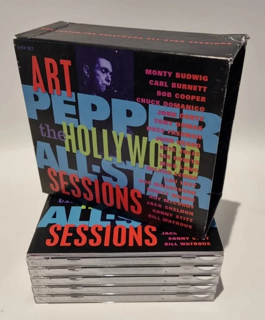 ART PEPPER THE Hollywood All-Star Sessions CD Boxset Galaxy 5GCD-4431-2 ...