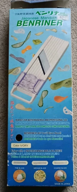 BENRINER JAPANESE MANDOLIN Vegetable Slicer Cutter £36.06 - PicClick UK