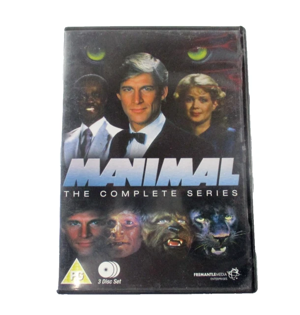 MANIMAL THE COMPLETE Series DVD PG PAL R2 1983 20th C Fox 8 Full Length ...