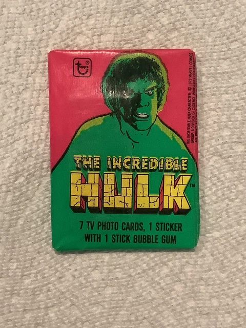 UNOPENED WAX PACK 1979 Topps Incredible Hulk $17.99 - PicClick AU