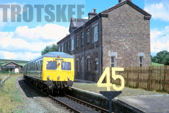 35MM SLIDE BR British Rail DMU Diesel Class 120 Builth Road 1974 ...