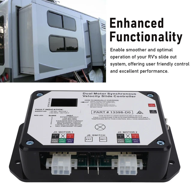 DUAL SYNCHRONOUS VELOCITY Slide Controller For In Wall Slide Out RV ...
