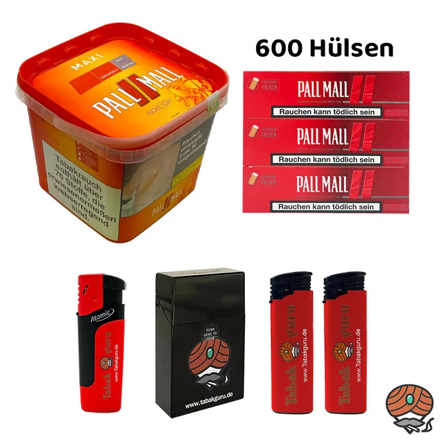 PALL MALL ALLROUND Volumentabak Maxi Box 1x 263g, Red Xtra Hülsen, Zubehör EUR 70,35 - PicClick DE