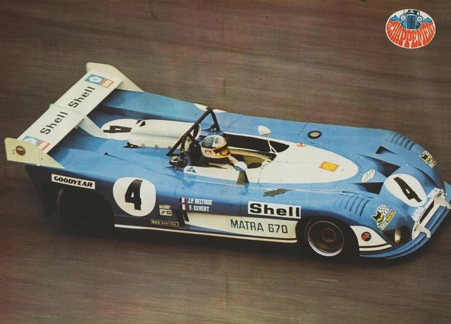 MATRA MS 670 Beltoise-Cevert Poster Echappement EUR 4,00 - PicClick FR