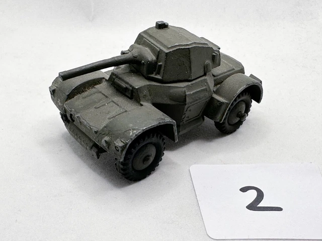 DINKY TOYS # 670 DAIMLER Mk II ARMOURED CAR ARMY MILITARY DIECAST 1954 ...
