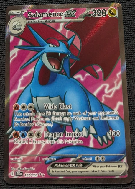 POKÉMON TCG JOURNEY Together Salamence ex Ultra Rare 177/159 M/NM Pack Fresh £4.45 - PicClick UK