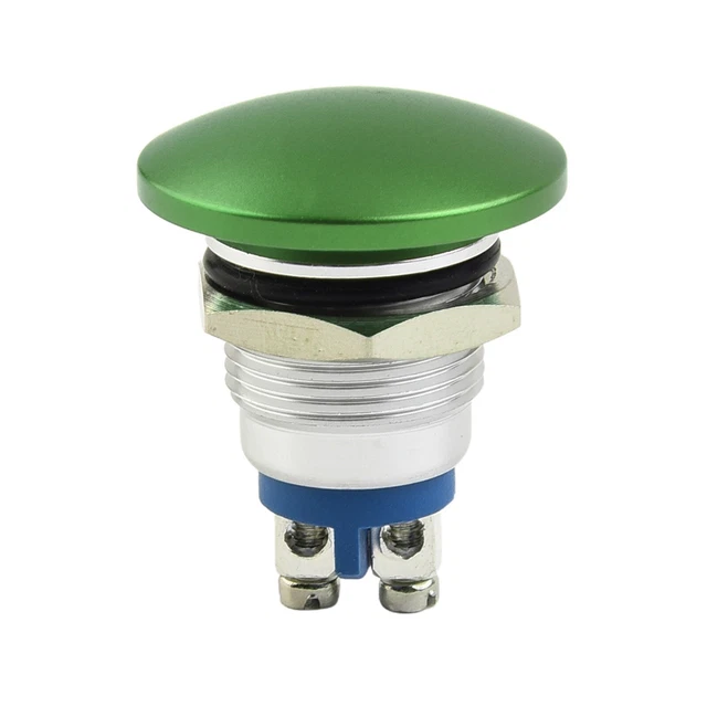 MOMENTARY PUSH BUTTON Switch,Mushroom Cap NO ON&Off Waterproof ...