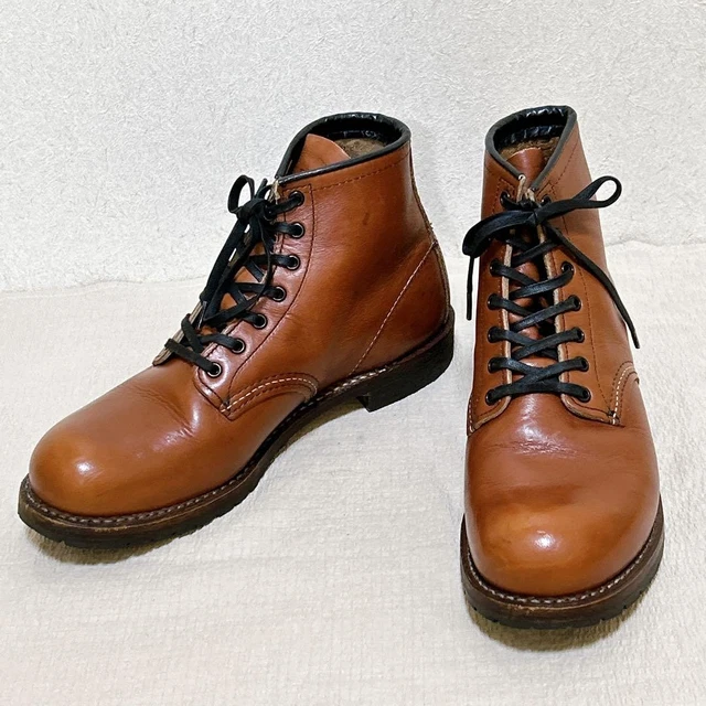 RED WING BECKMAN 9022 Leather Boots Shoes Men Size US 8 D Brown With ...