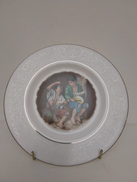 ROYAL DOULTON FINE bone china lace point display plate £9.00 - PicClick UK