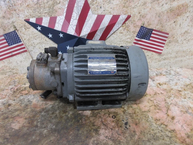 TATUNG CO HYDRAULIC Oil Pump Motor Ik-Fbb PU Yuatsuseiko Dawn $1,235.96 ...