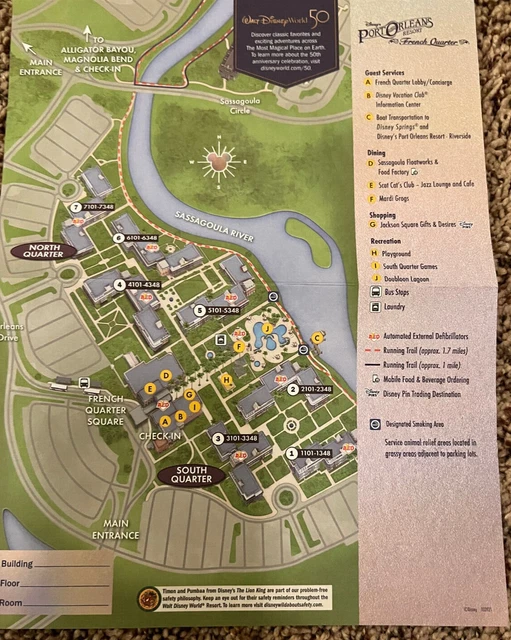 DISNEY'S PORT ORLEANS French Quarter Resort Hotel 50th anniversary ...