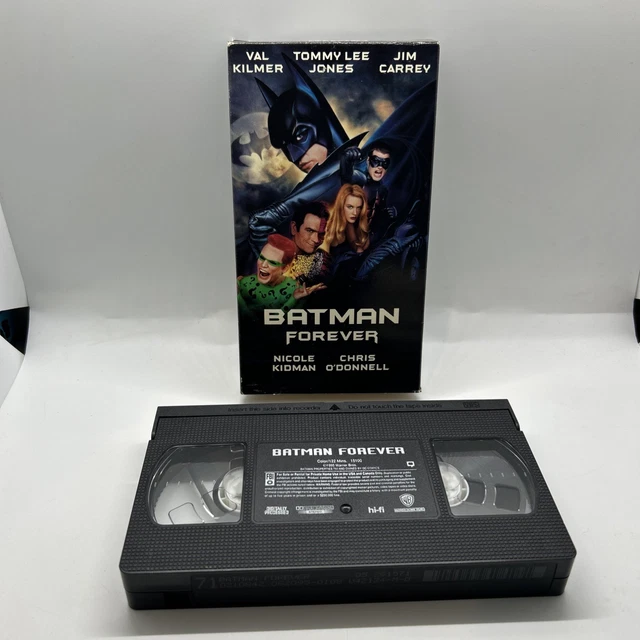BATMAN FOREVER (VHS 1995) Val Kilmer Jim Carrey Nicole Kidman £4.29 ...