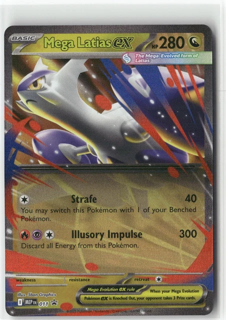 MEGA LATIAS EX, Pokémon ME: Mega Evolution Promo Double Rare, 011 NM $2 ...