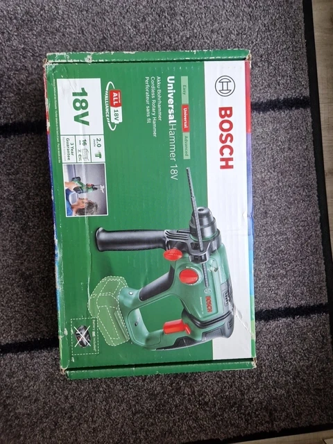 BOSCH UNIVERSALHAMMER P4A 18v Cordless SDS Drill No Batteries £70.00 ...