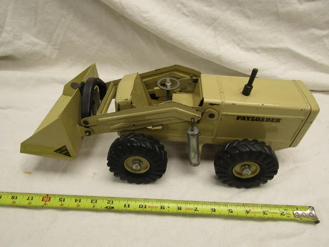 VINTAGE HOUGH NYLINT Payloader VERY RARE CREAM COLOR LOADER TRUCK ...
