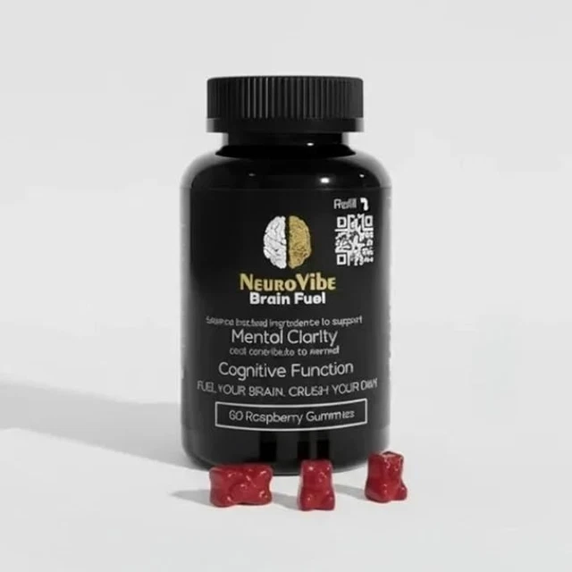 304 BRAIN FUEL Raspberry Flavor Nootropic Gumss Alpha-G PC Rhodiola ...
