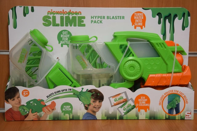 NICKELODEON SLIME SUPER Gun Shoot Slime Hyper Blaster Toy Pack £41.42 ...
