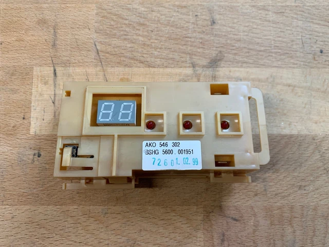 SIEMENS BOSCH NEFF Geschirrspüler Bedienmodul BSHG 5600.001951 AKO 546 ...
