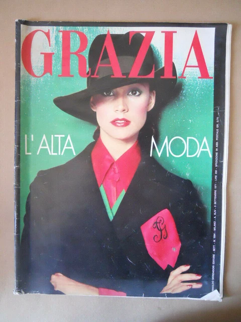 GRAZIA RIVISTA DI moda n 1594 1971 [VL25] EUR 9,15 - PicClick FR