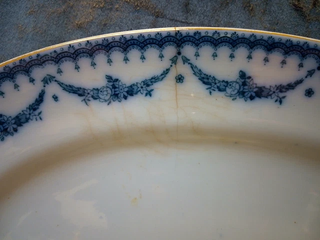 ANTIQUE LARGE CETEM Ware Empire Meat Platter £35.00 - PicClick UK