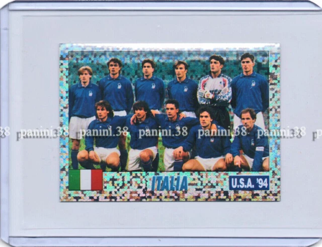 STICKER ITALIA TEAM - ROBERTO BAGGIO "WORLD CUP USA 94" Panini SERVICE ...