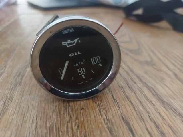 CLASSIC MINI MK1 Orginal SMITHS OIL PRESSURE GAUGE £31.92 - PicClick UK