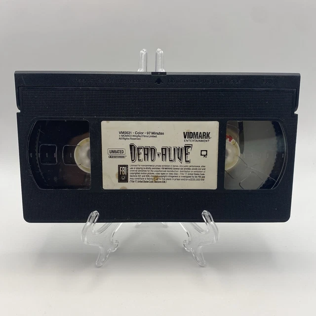 DEAD ALIVE HORROR Movie VHS Tape 1993 Gore Film Unrated Version No ...