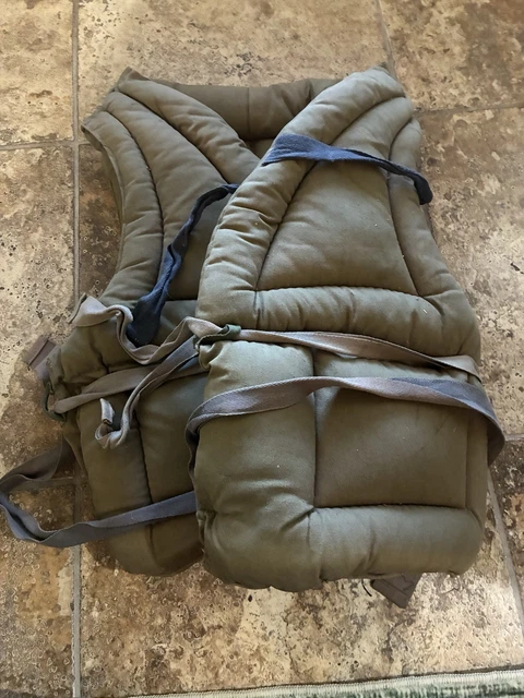 VINTAGE WW2 KAPOK Life Jacket Preserver Vest Wilco 1000 Military San ...