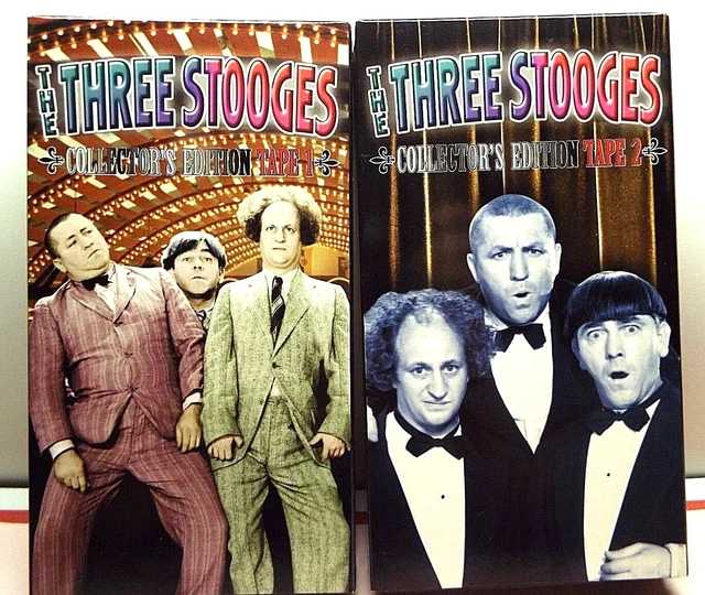 THE THREE STOOGES VHS Collector's Edition Two-Pack Set Over 5 Hours £3. ...