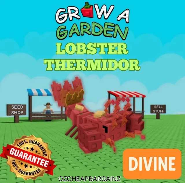 LOBSTER THERMIDOR🦞 GROW A GARDEN🪴 🎮ROBLOX (Super Fast Delivery🚀!) $6.90 ...