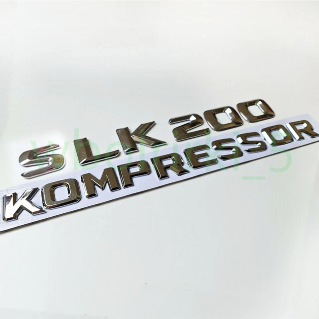 Slk Kompressor Schriftzug