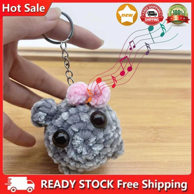 CUTE SAD HAMSTER Meme Keychain with Bow Sad Hamster Meme Sound Music ...