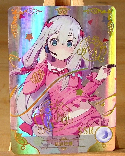 SAGIRI IZUMI EROMANGA Sensei CARTE SSR Anime Waifu Doujin Holo Foil ...