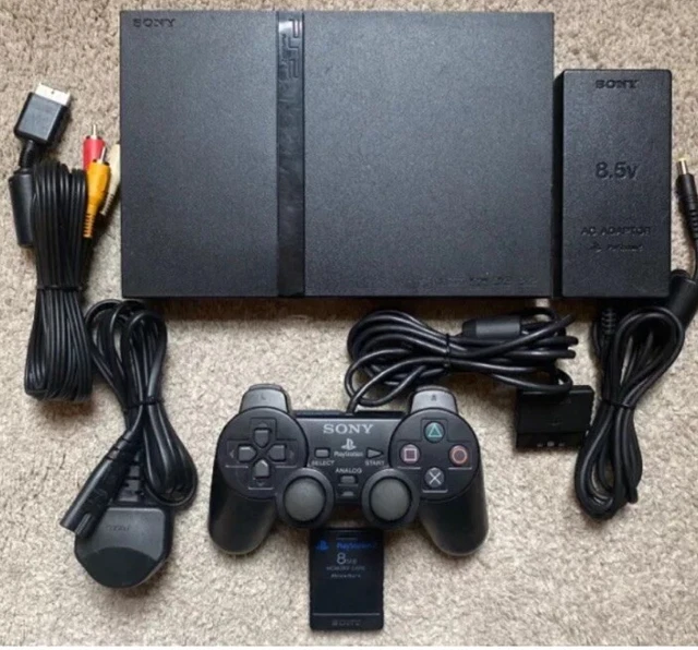 PLAYSTATION 2 PS2 Slim Console Full Setup. £54.75 - PicClick UK
