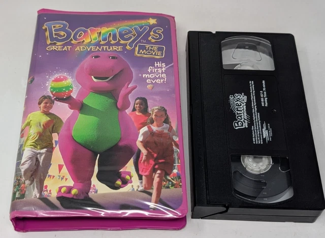 BARNEY’S GREAT ADVENTURE The Movie VHS VCR Tape 1998 Vintage Kids TV ...