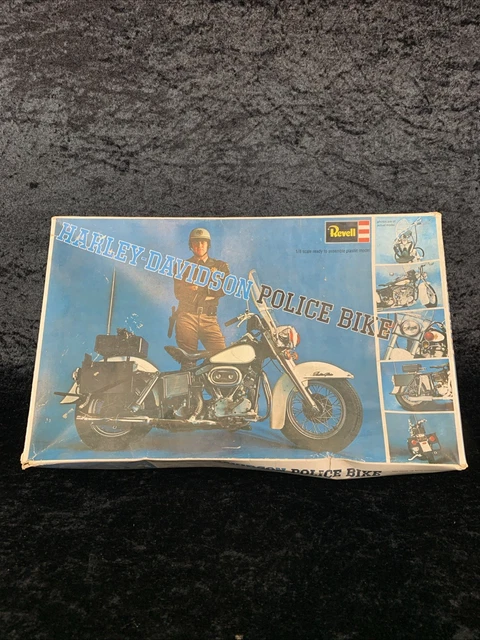 REVELL HARLEY DAVIDSON Police Bike Plastik Modellbausatz H-1227 ...