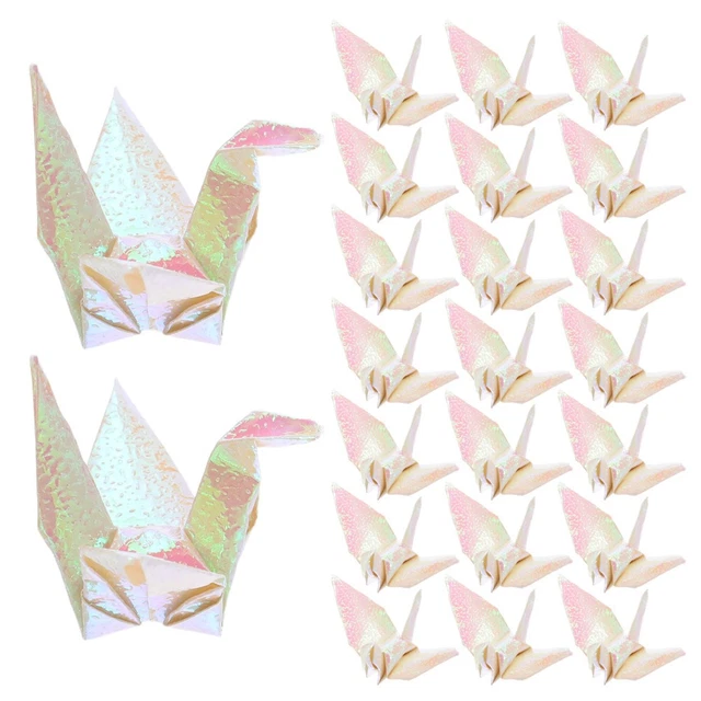 LOT DE 100 grues en papier origami : grues pliées faites à la main ...