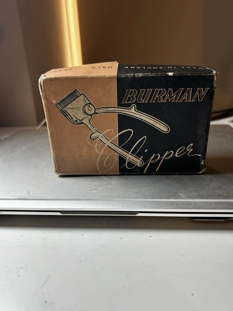 VINTAGE BURMAN HAIR Clippers 1950s in The Original Box £13.20 - PicClick UK